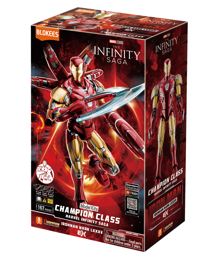 Blokee Marvel Infinity SAGA CC01-EX - Iron Man MK85 EX - Pre-Order ...