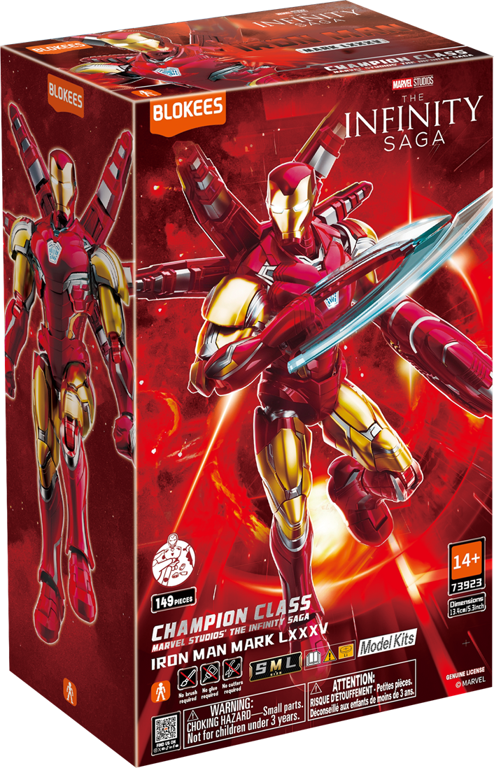 Blokee Marvel Infinity SAGA - Champion - Iron Man MK85 - Pre-Order ...