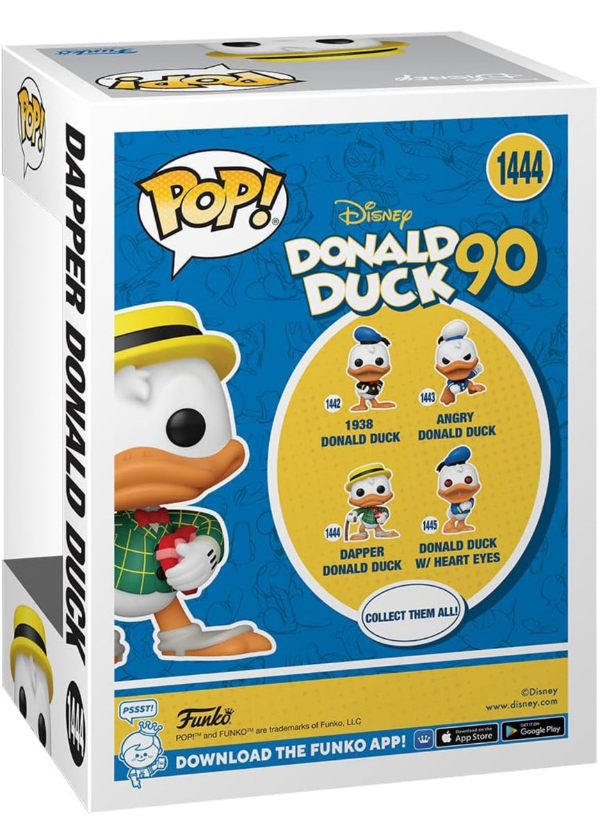 Funko Pop! Disney: Donald Duck 90th Anniversary - Dapper Donald Duck ...